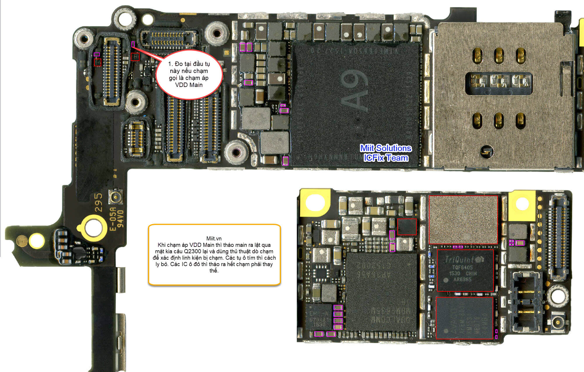 Giải Pháp Sửa iPhone 6s Plus Chạm VDD Main – VuHDA.COM
