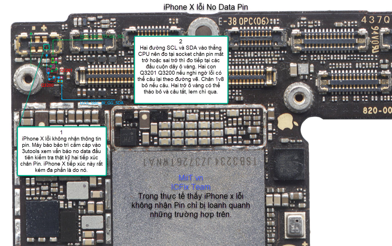Sửa iPhone X Báo Pin Ảo Hay Boot Máy – VuHDA.COM