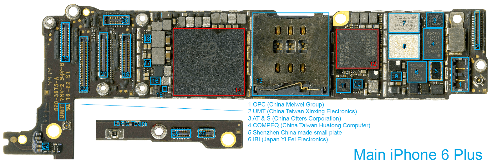 Sơ đồ iPhone 6 Plus – VuHDA.COM